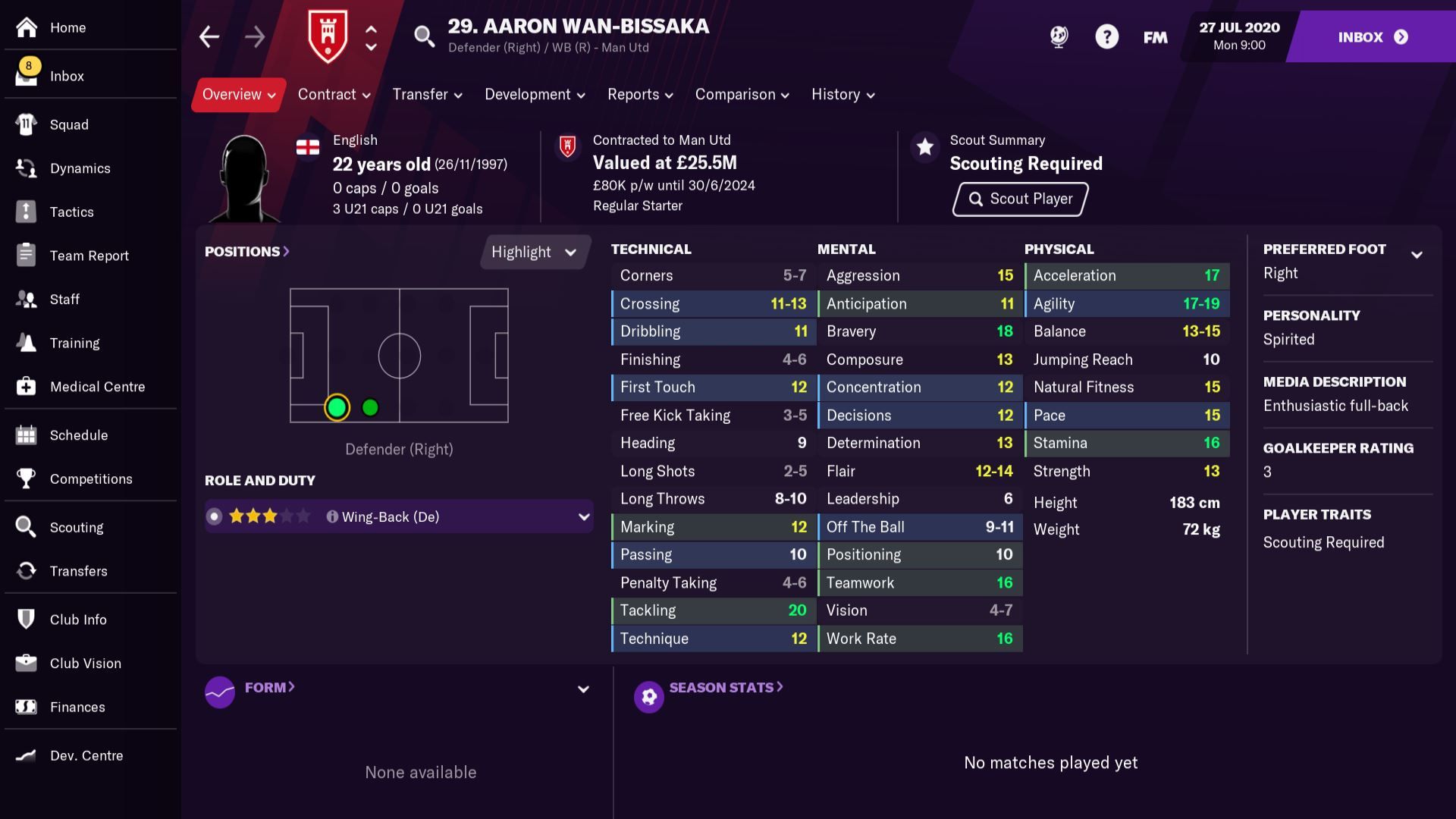 Football Manager 2021 – Mejores jóvenes en la posición de lateral derecho para firmar: Alexander ...