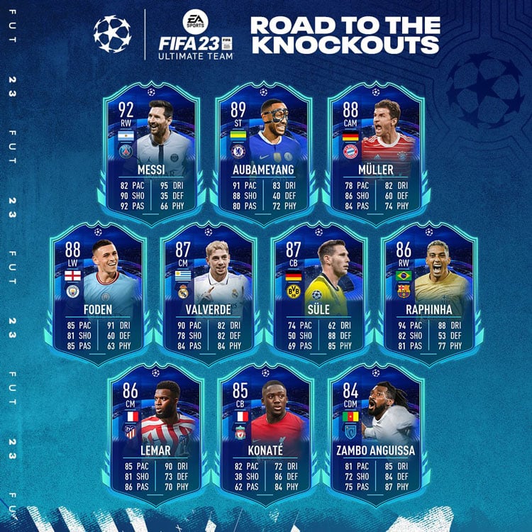 FIFA 23 - ¿Cómo funcionan las cartas Road to the Knockouts en FUT? | realgaming101.es