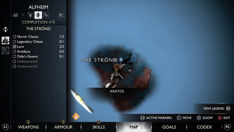 God of War: Ragnarok - Ubicación de todos los cuervos de Odín ...