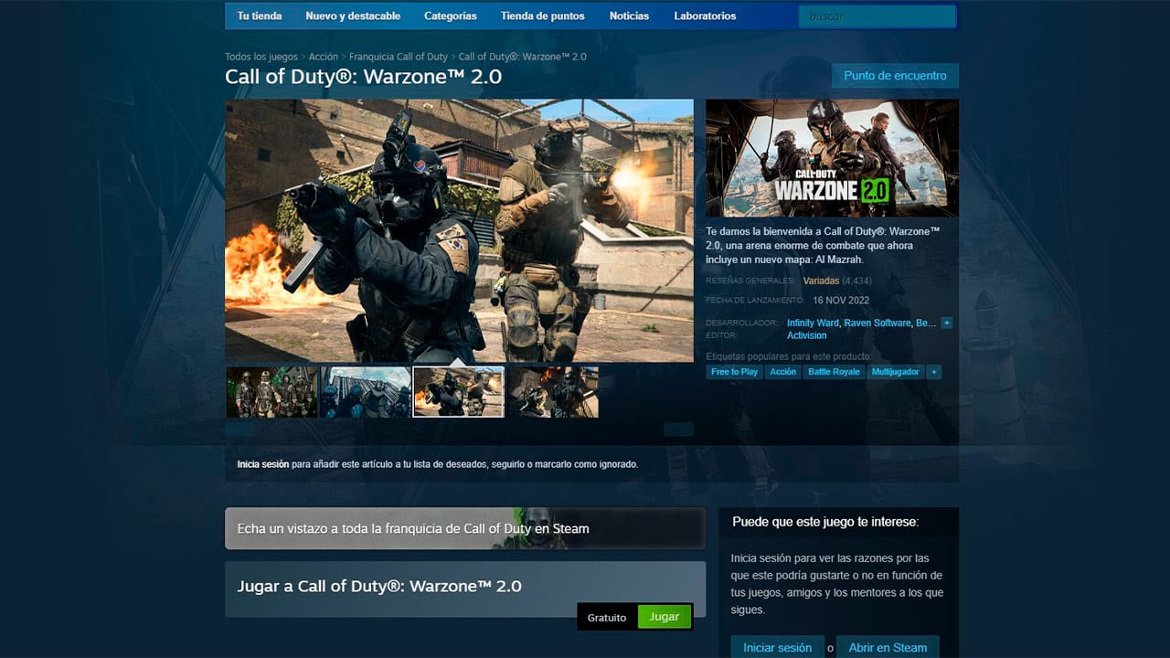 Call of Duty: Warzone 2 - Cómo descargar el battle royale en PC ...