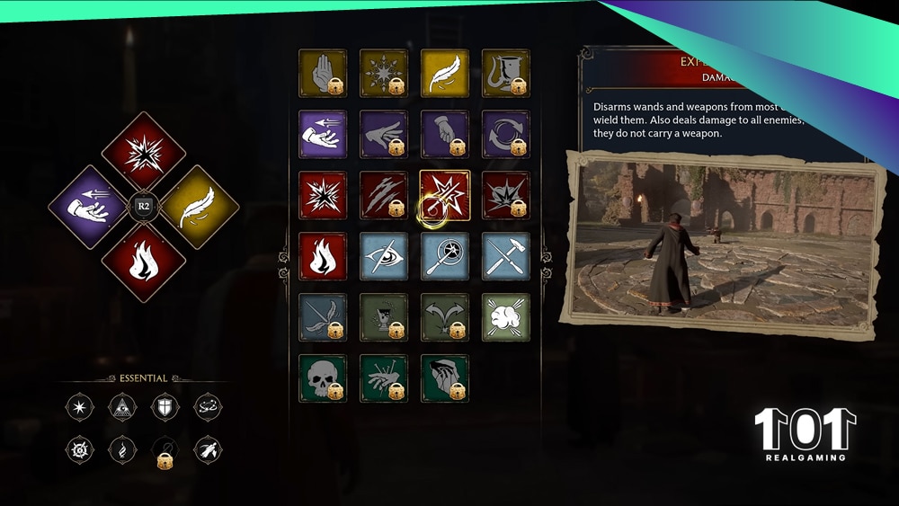 Hogwarts Legacy - Cómo cambiar los hechizos equipados | realgaming101.es
