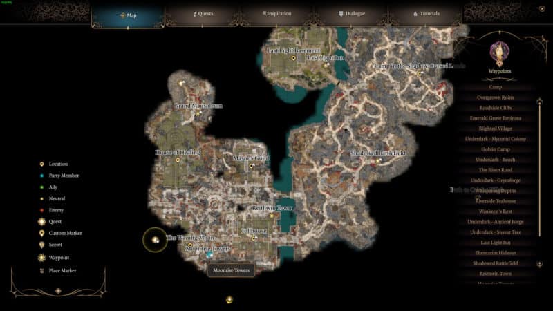 Baldur's Gate 3 - Cómo llegar a Moonrise Towers | RealGaming101.es
