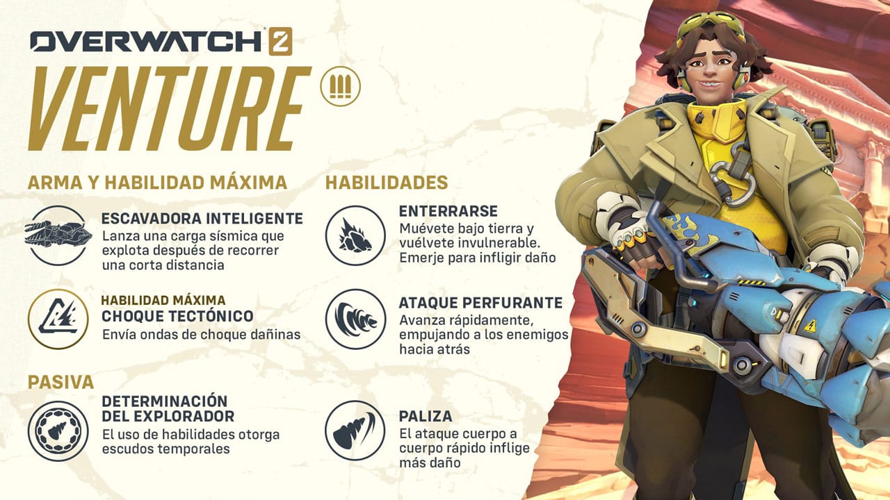 Overwatch 2 - Venture: Estas son las habilidades del nuevo héroe ...
